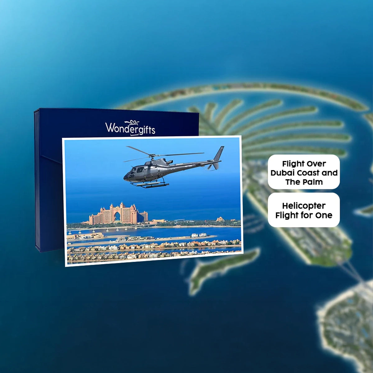 Helicopter Flight Over Dubai & The Palm | Wondergifts.ae