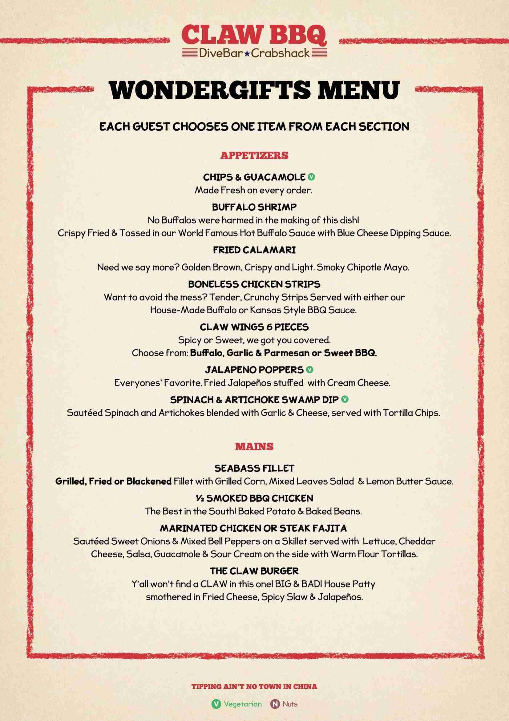 Dining Experience with Drinks at Claw BBQ - JBR | Wondergifts.ae