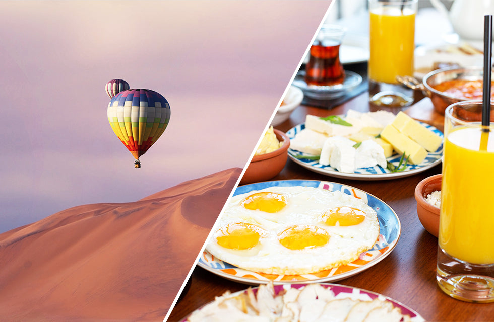 Hot Air Balloon + Breakfast & Falcon Show | Wondergifts.ae
