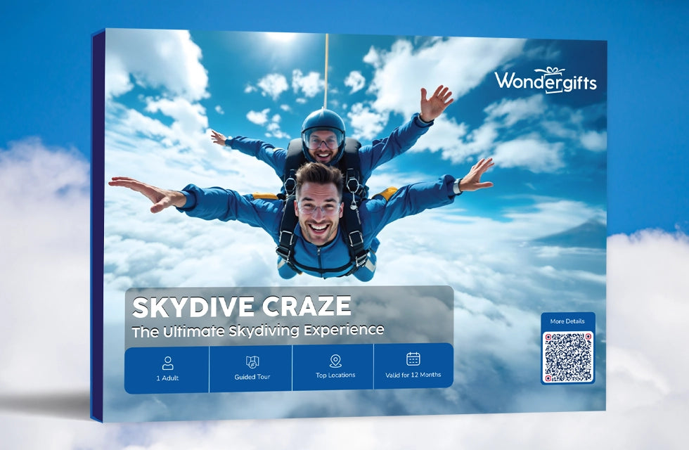 Thrilling Skydiving Gift Box for One| Wondergifts.ae