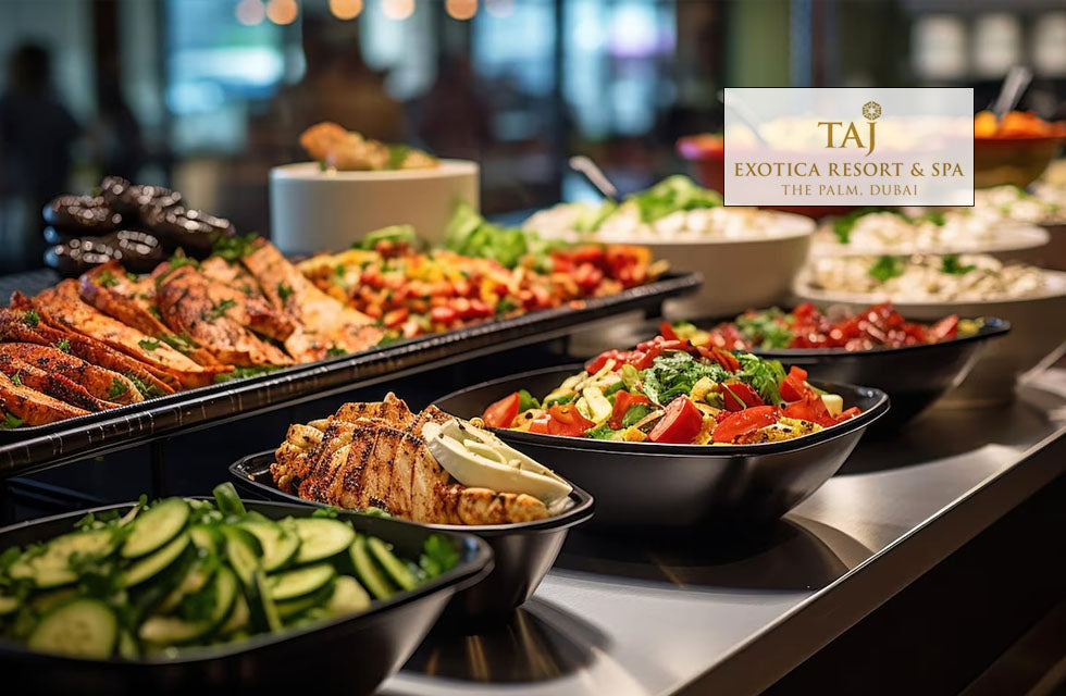 5-Star Premium Dinner Buffet at Taj Hotel, Palm Jumeirah | Wondergifts.ae